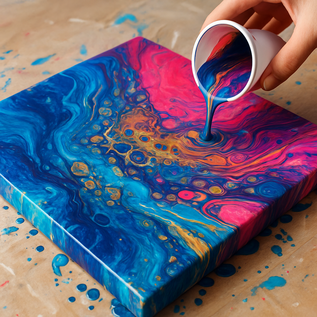 Acrylic Pouring Techniques for Beginners: Step-by-Step Guide to ...