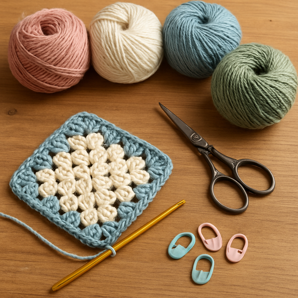 How to Crochet Granny Square for Beginners: Simple Step-by-Step ...