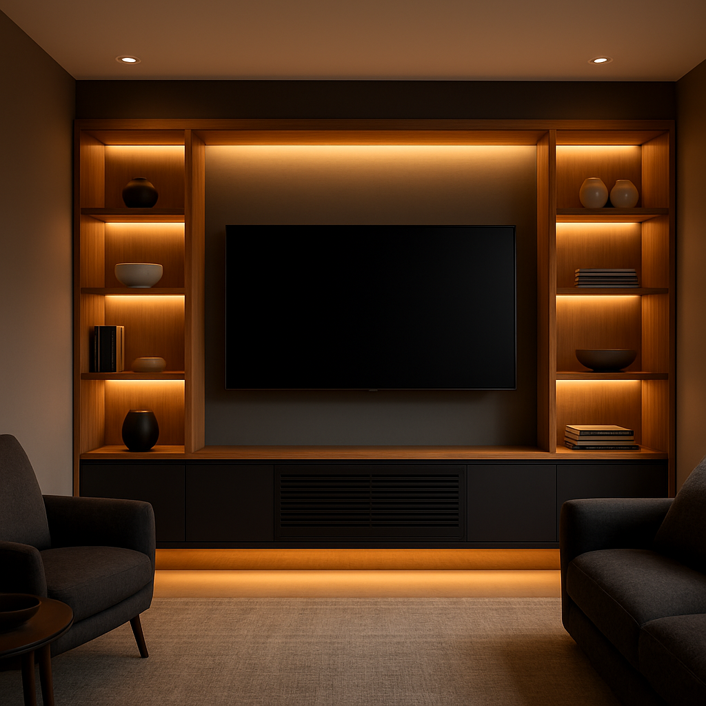 Media Storage Solutions for Modern Home Interiors - Harvey Bruce Blinds ...